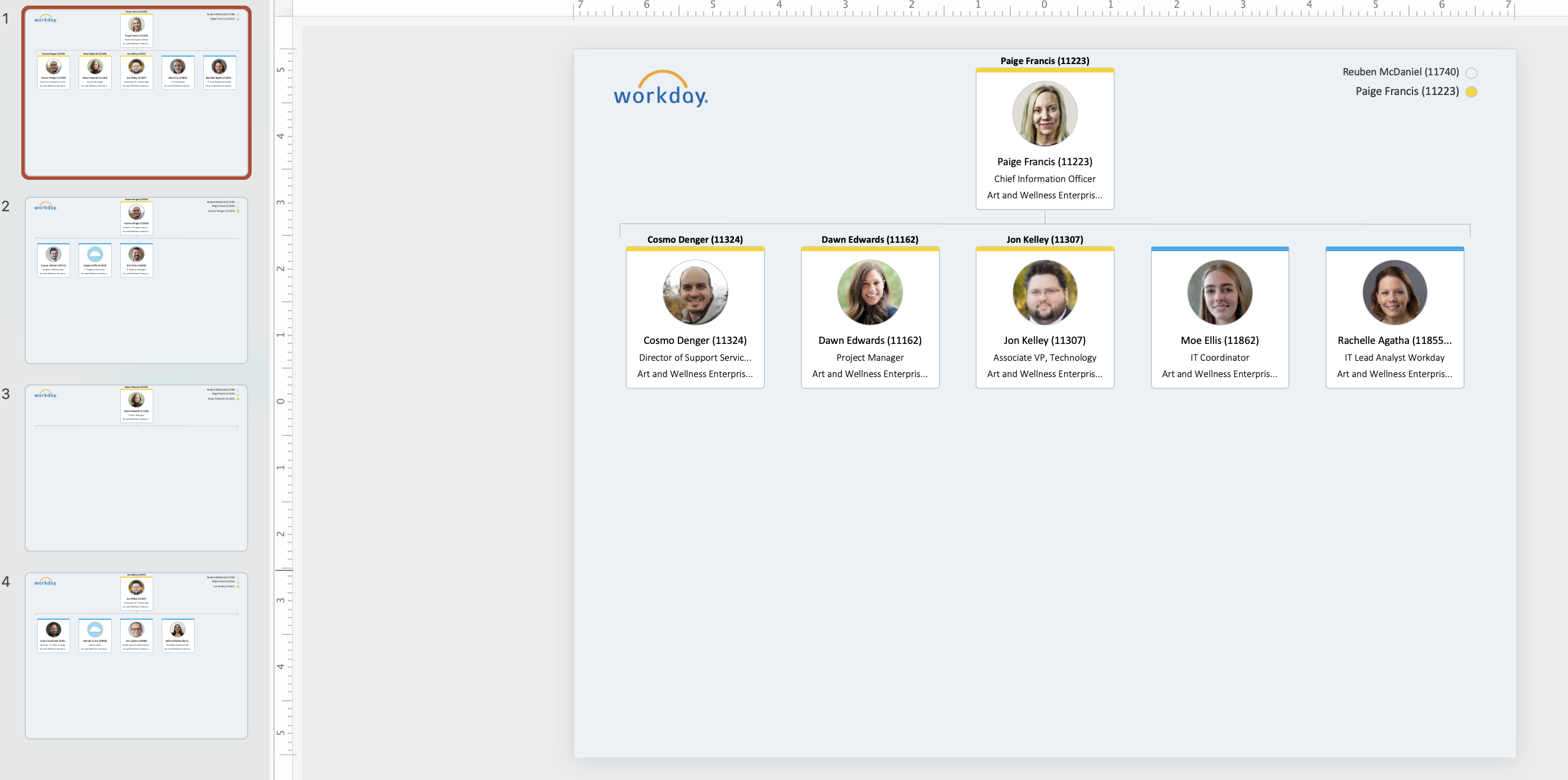 Workday: Print an Org Chart